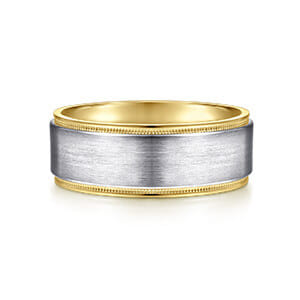 Wedding Rings in Two Tone Metals - A Lavish Affair