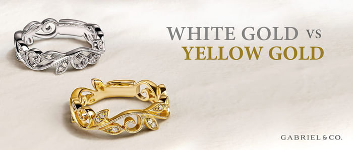 White Gold vs. Yellow Gold – Differences and Similarities