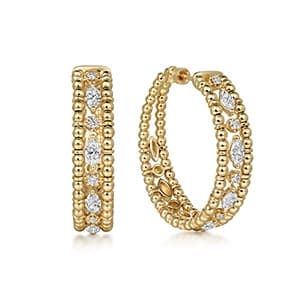 10 Diamond Hoop Earring Designs That Add Instant Glamour