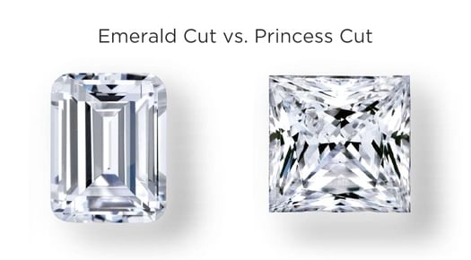 Emerald Cut vs. Princess Cut Diamonds