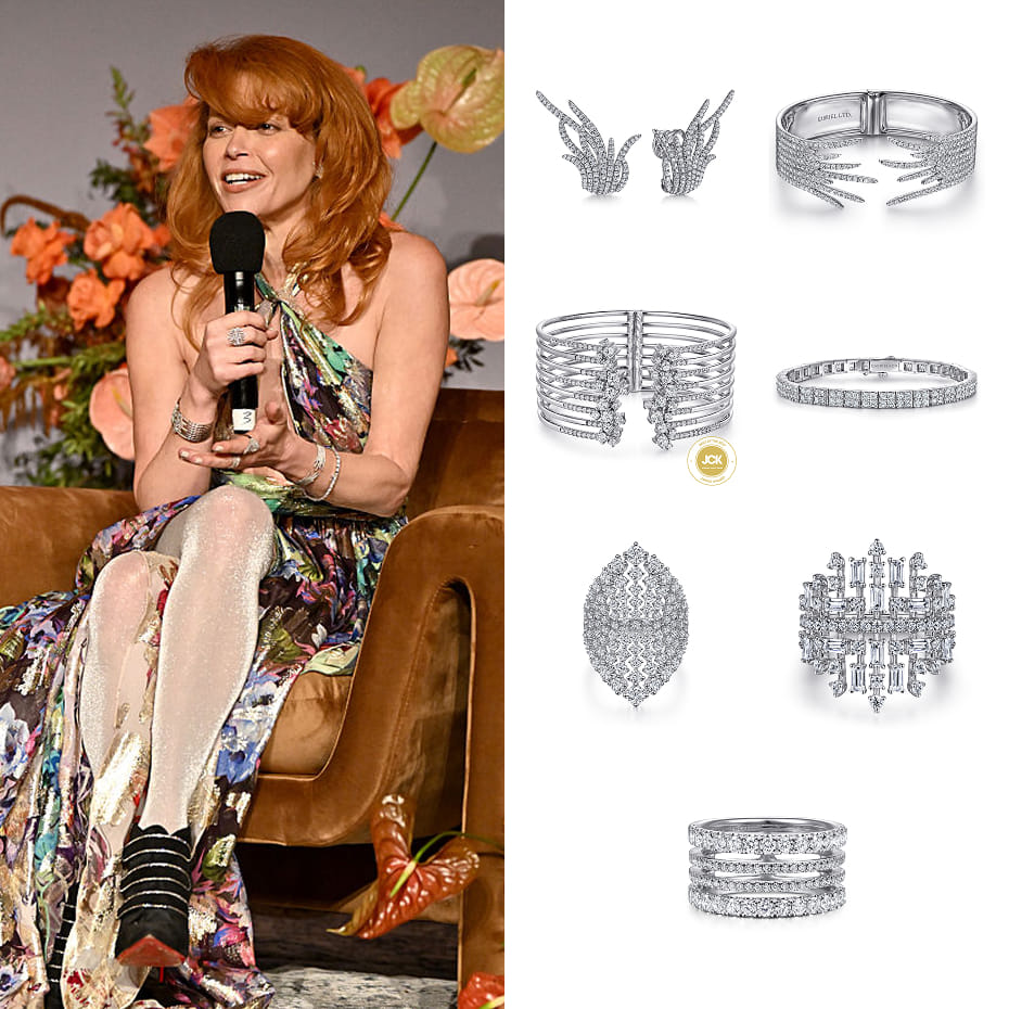 Natasha Lyonne spoke onstage during Marie Claire Power Play, wearing ...