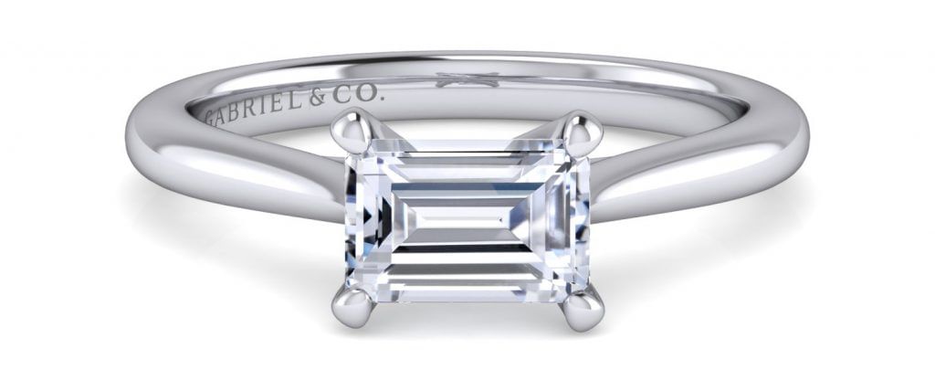 Unique East West Engagement Ring Settings