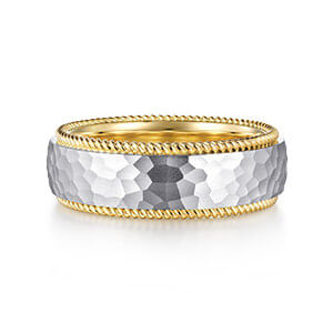 Wedding Rings in Two Tone Metals - A Lavish Affair