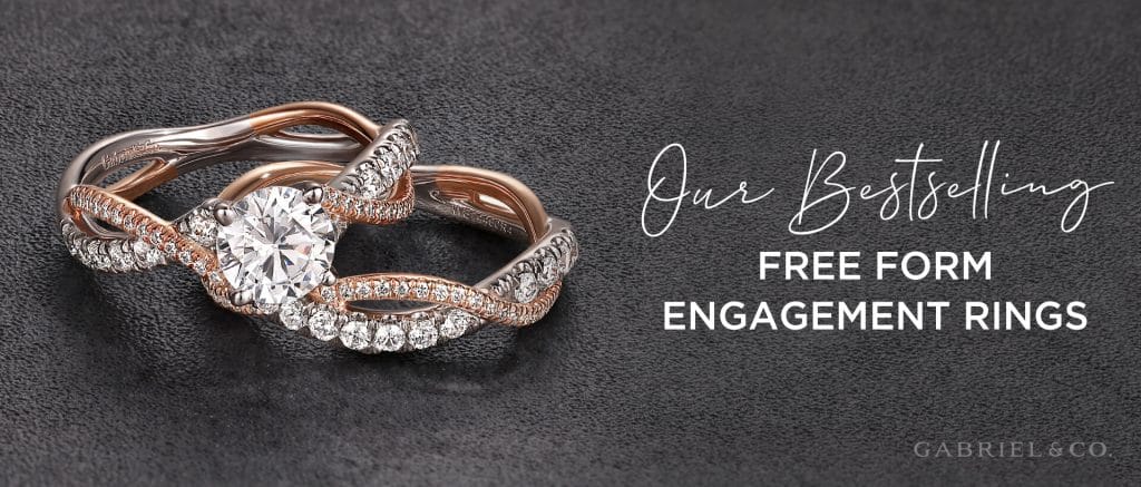 8 Free Form Engagement Ring Designs - Gabriel & Co.