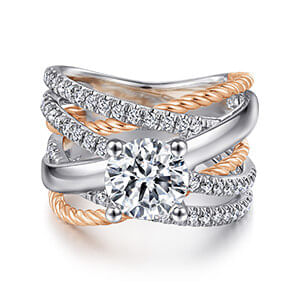 8 Free Form Engagement Ring Designs - Gabriel & Co.