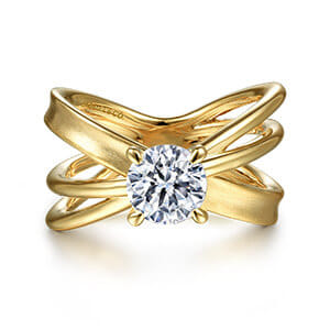 8 Free Form Engagement Ring Designs - Gabriel & Co.