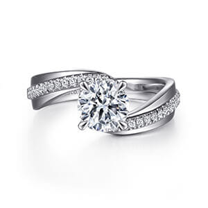 8 Free Form Engagement Ring Designs - Gabriel & Co.